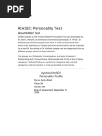 Holland Code Career Assessment Guide | PDF