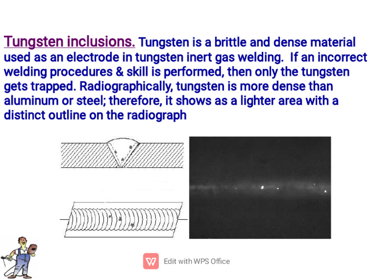 Tungsten Inclusions in Welding Safety | PDF