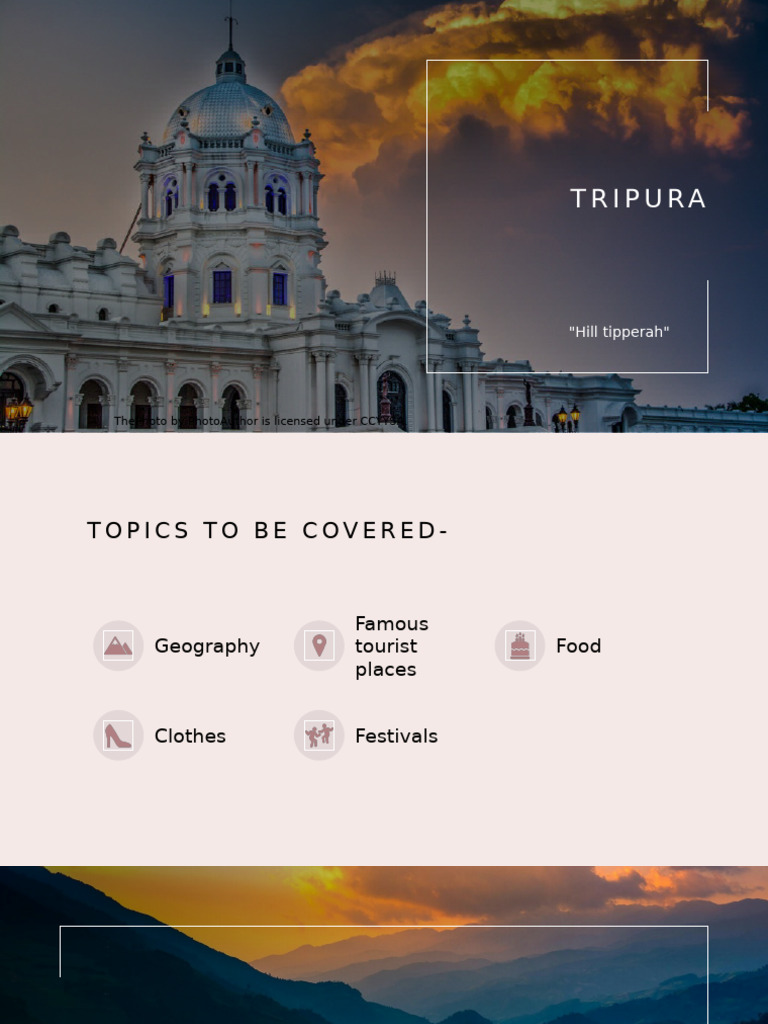 Explore Tripura Culture Food Tourism Pdf