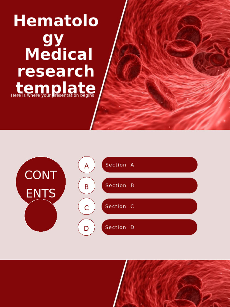 Hematolo Gy Medical Research Template: Here Is Where Your Presentation ...