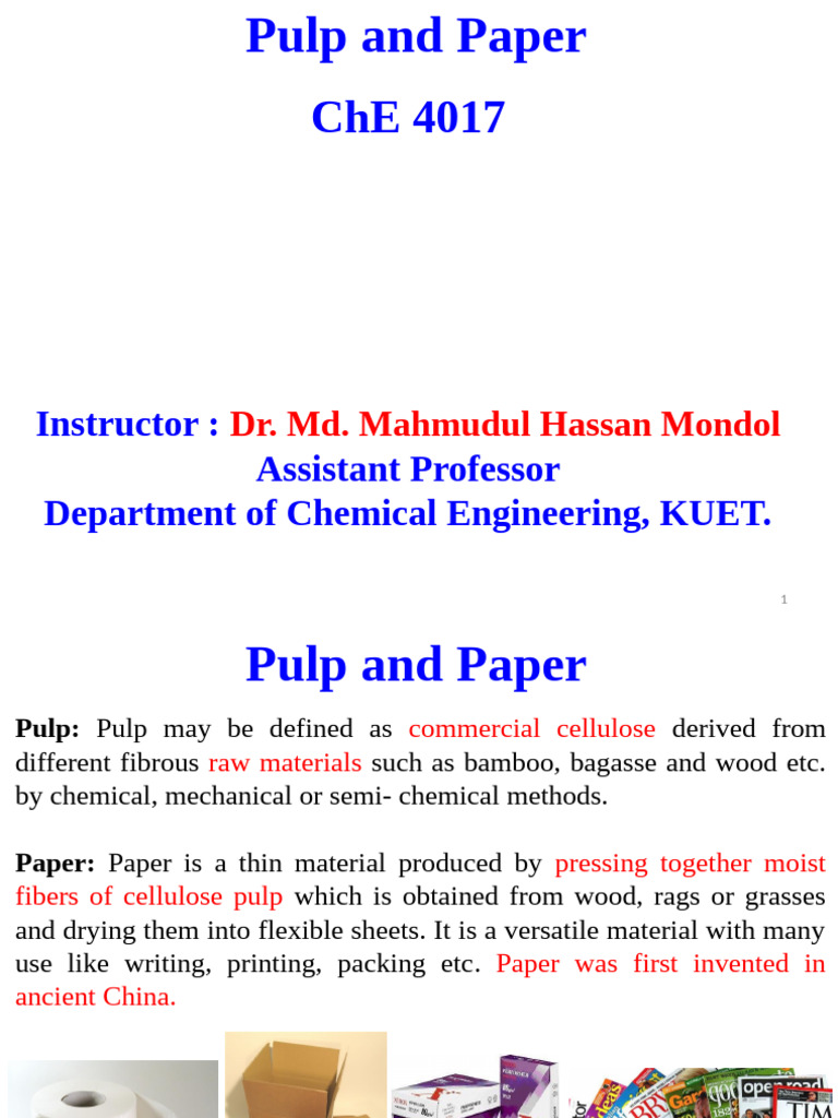 -pulp | PDF | Pulp (Paper) | Paper