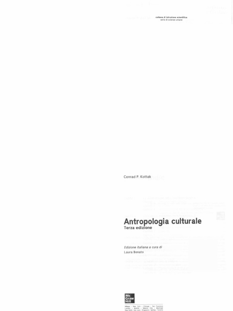 Antropologia Culturale Kottak Manuale PDF | PDF