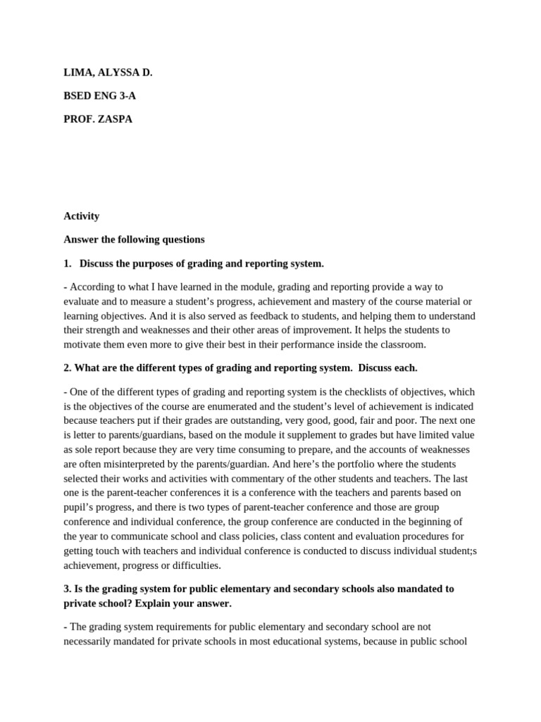 MODULE10_ACTIVITY | PDF | Schools | Teachers