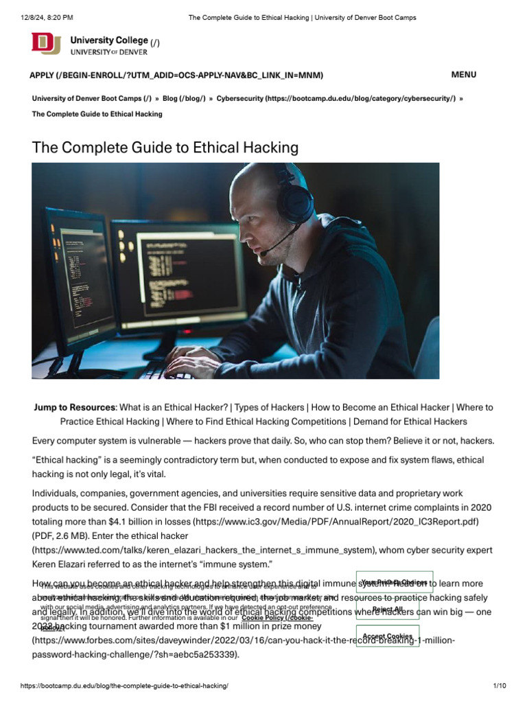 1 | PDF | Security Hacker | Security