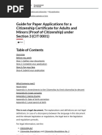 Guide For Paper Applications For A Citizenship Certificate For Adults ...