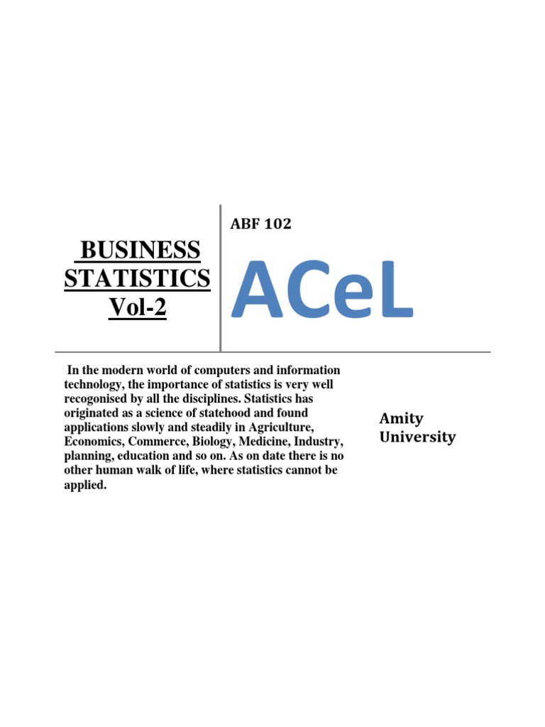Business Statistics Vol 2 Online | PDF | Seasonality | Regression Analysis