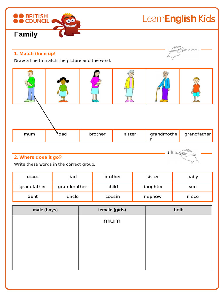 family-worksheets | PDF