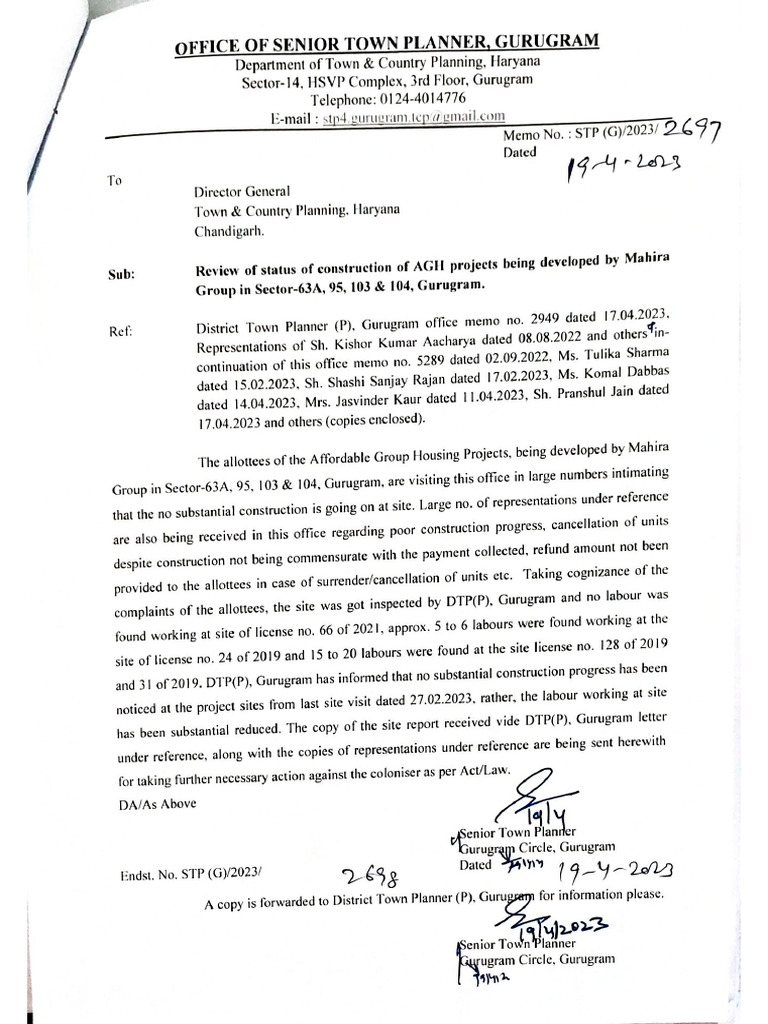 STP Site Inspection Report 19-04-2023 | PDF