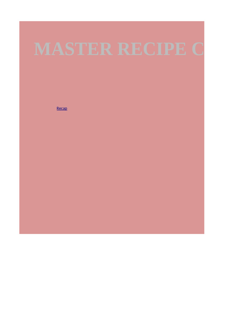 2022 Pastry Recipe-Benar | PDF | Cakes | Foods