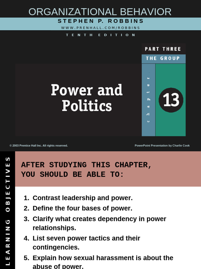 ch13 Power and Politics | PDF | Leadership | Industrial And Organizational Psychology