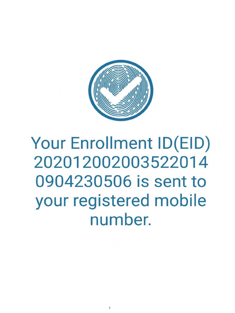 enrollment | PDF