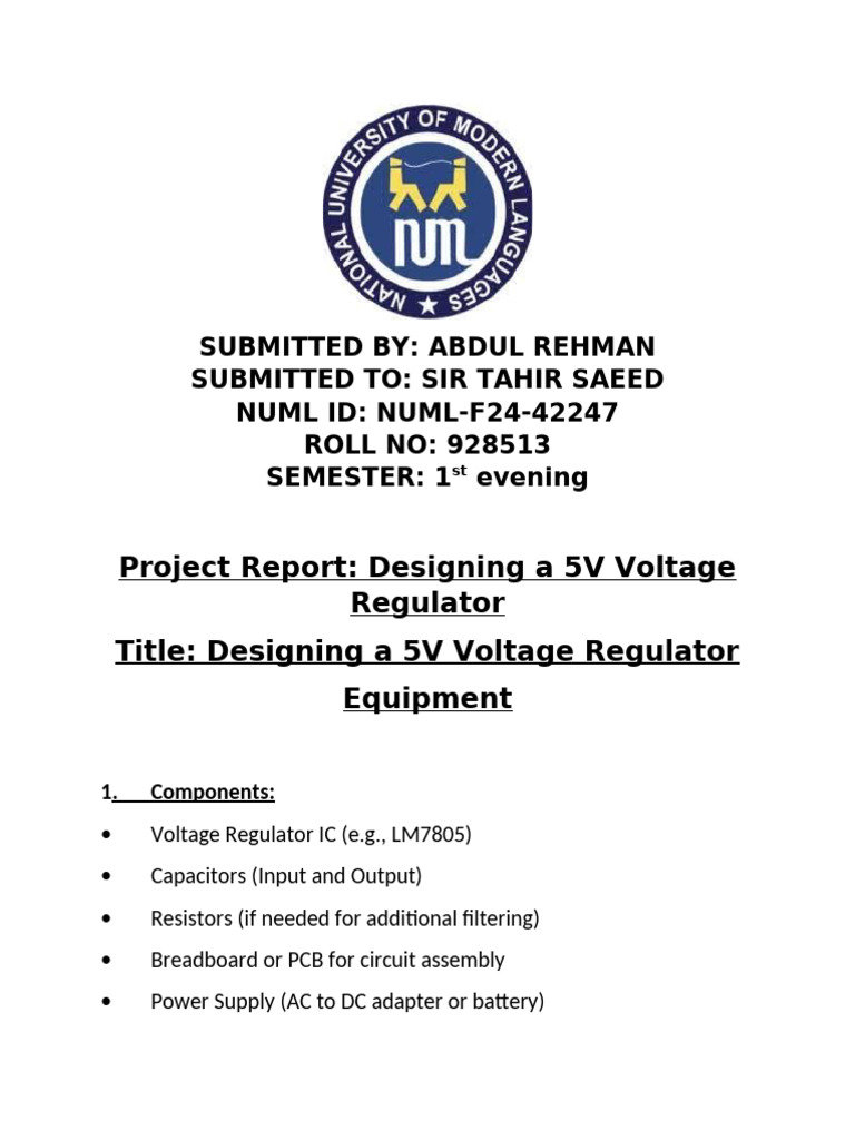 physics report lab | PDF | Capacitor | Manufactured Goods