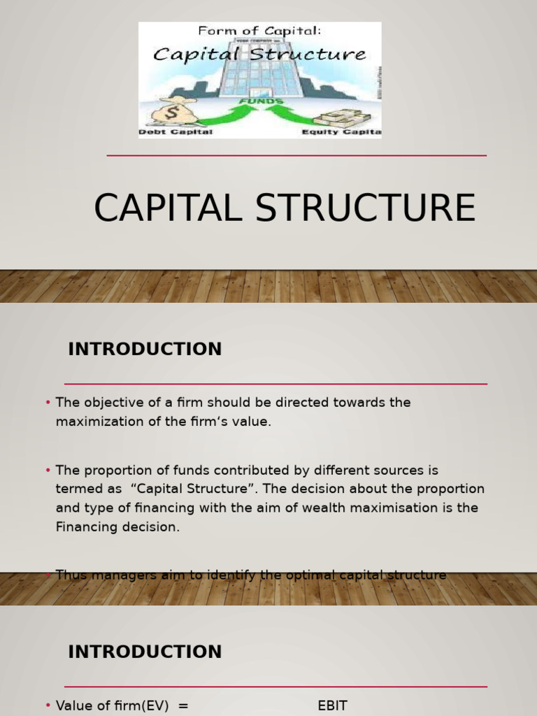 1.0 Module 1 - Capital Structure | PDF | Capital Structure | Debt