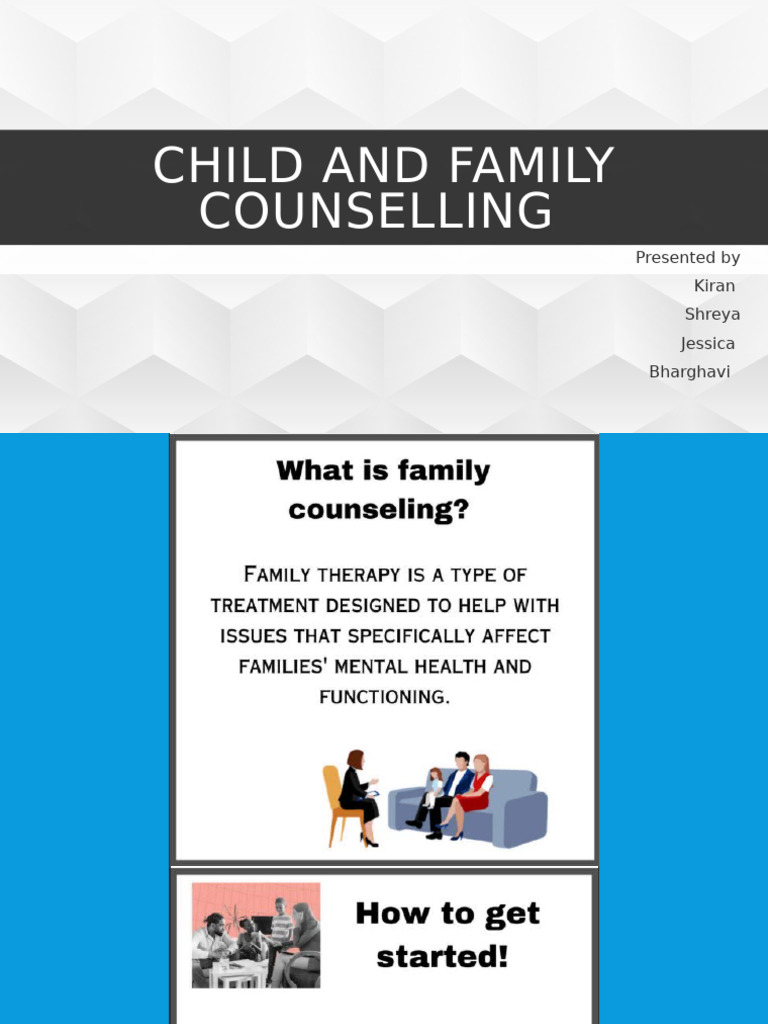 Child and Family Counselling | PDF