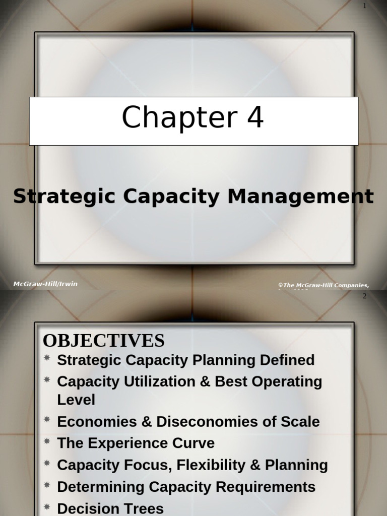 POM-chap011-Strategic Capacity Management | PDF | Economies Of Scale | Capacity Utilization