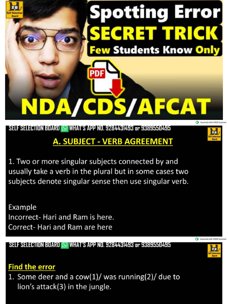 100 Grammar Rules | PDF