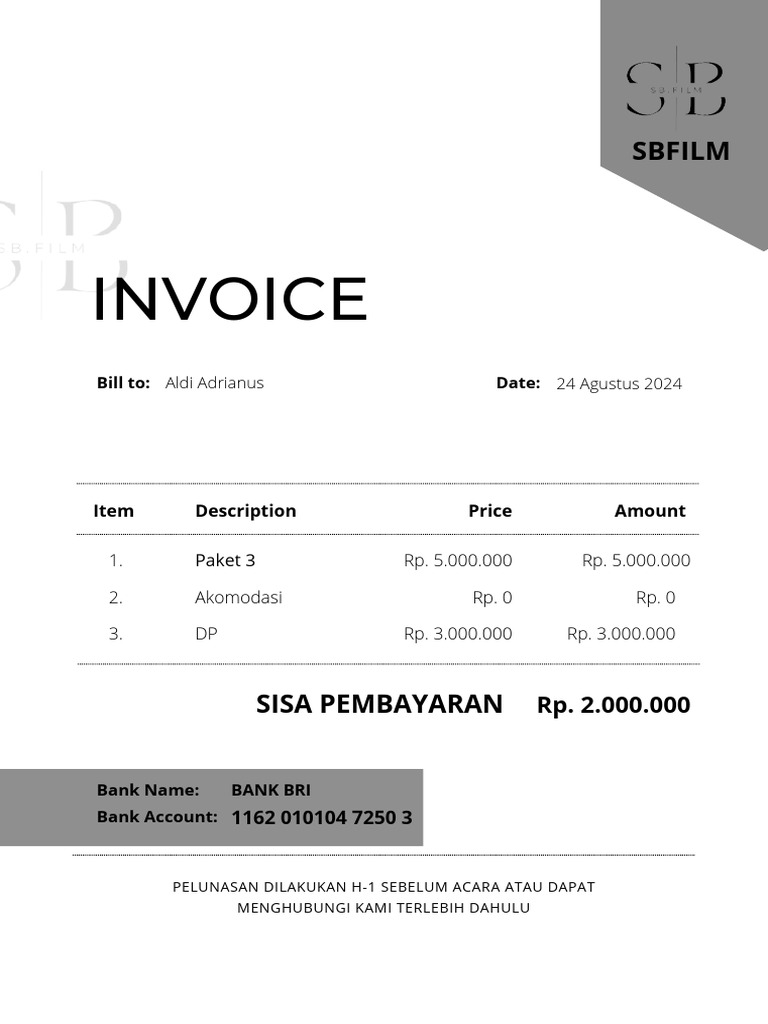 Invoice Aldi Dan Lowen | PDF