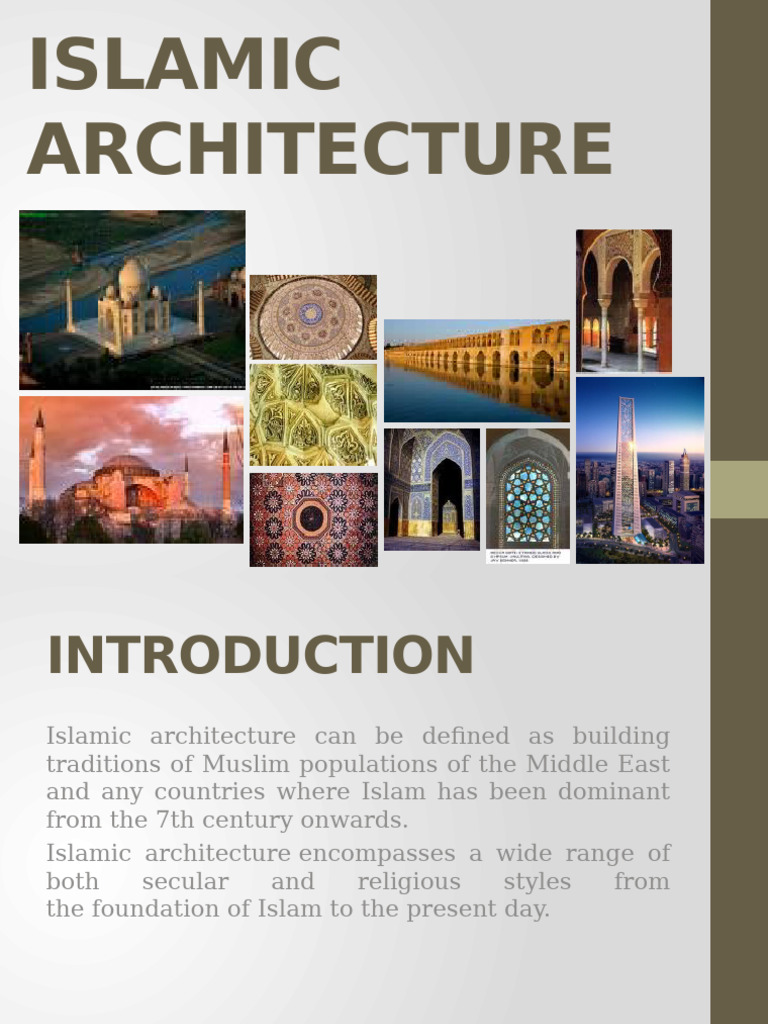 6 Islamic Architecture | PDF | Mosque | Dome