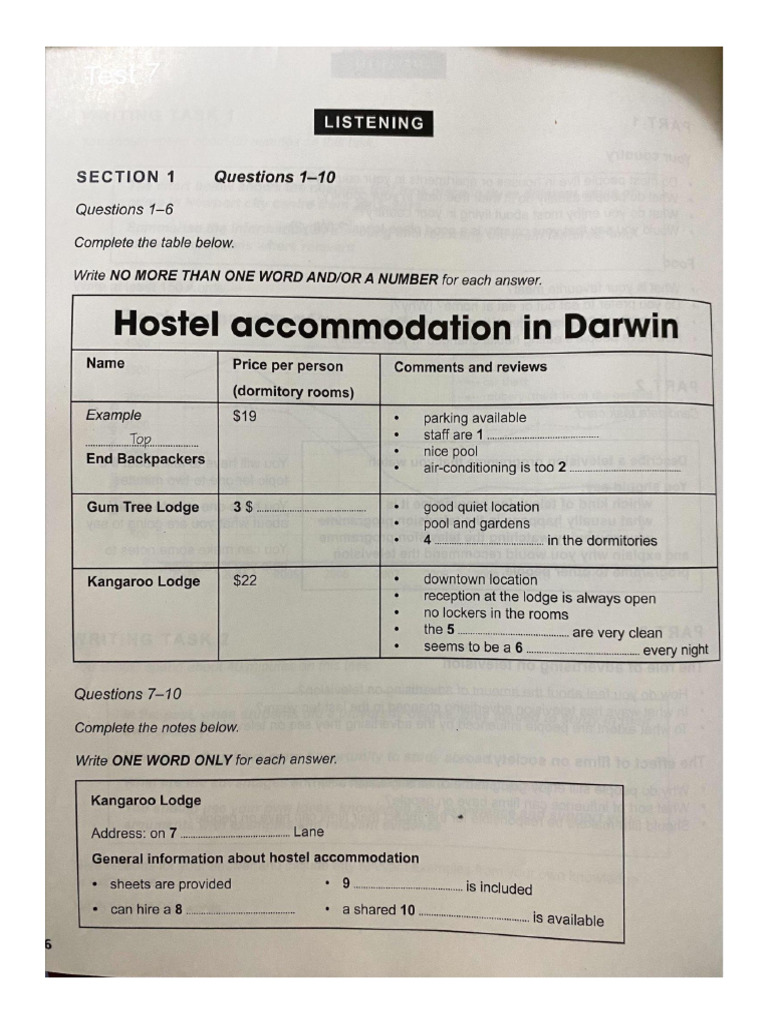 June Listening | PDF