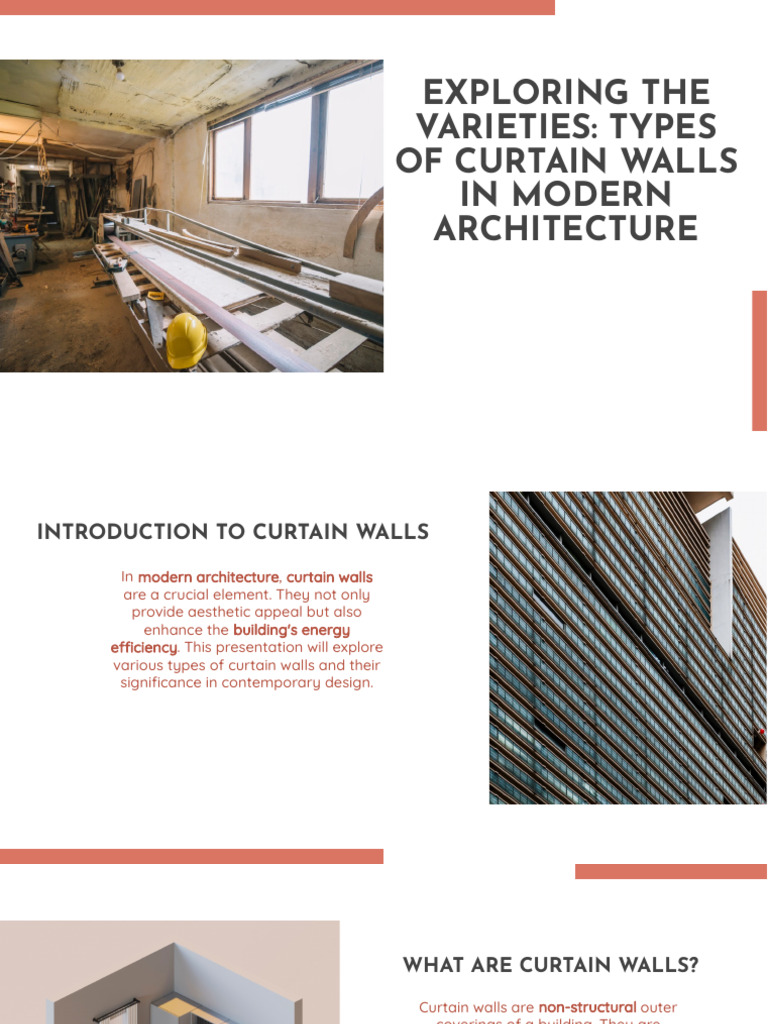Slidesgo Exploring The Varieties Types of Curtain Walls in Modern | PDF ...