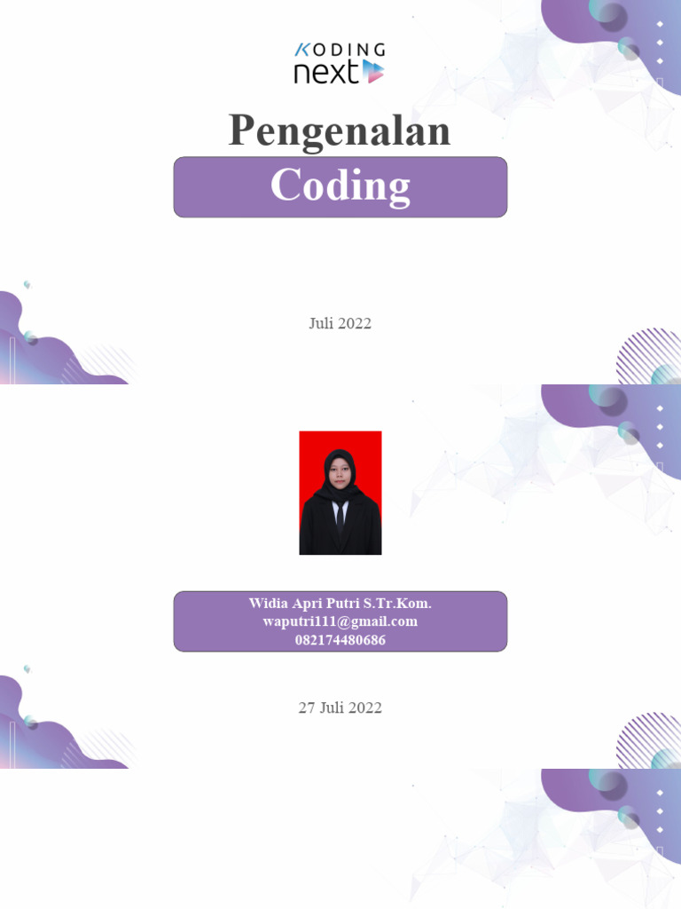 Pengenalan Coding | PDF