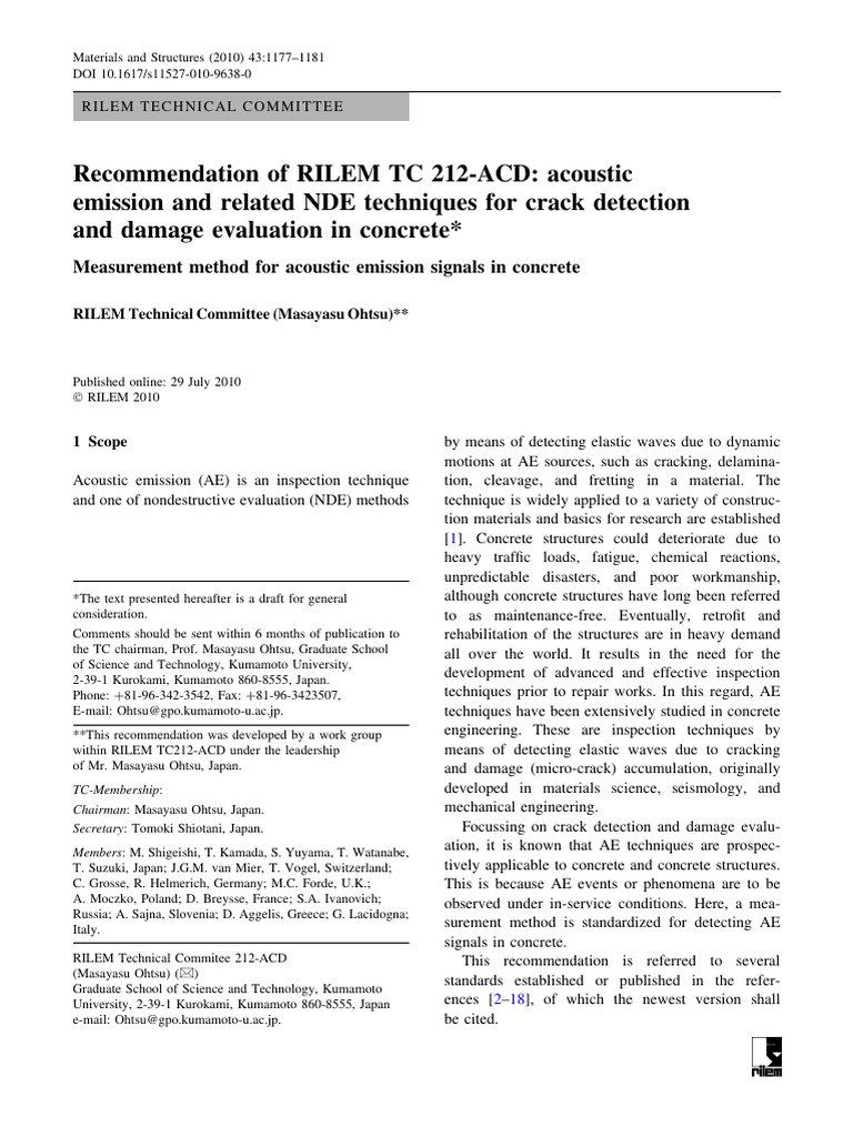 RILEM s11527 010 9638 0 | PDF | Decibel | Amplifier