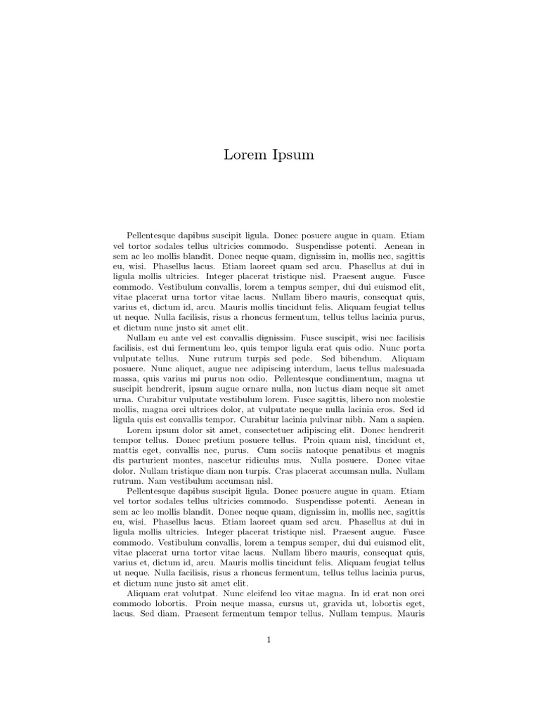 Lorem Ipsum | PDF