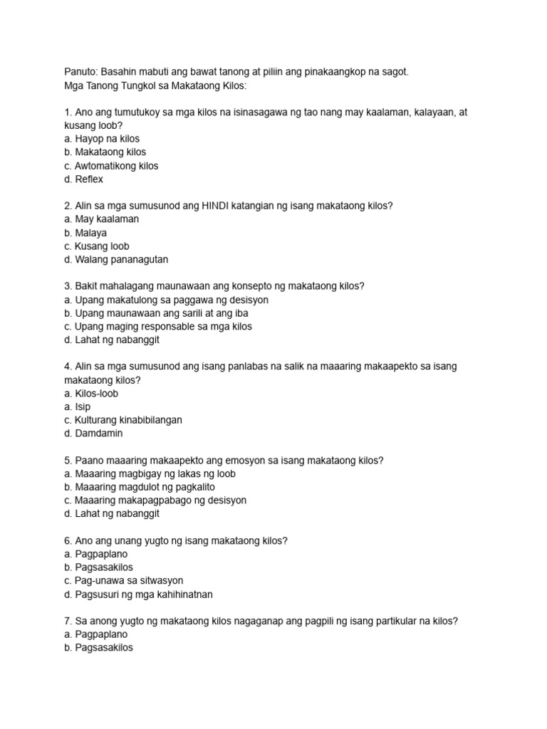 ESP (Feeling Major) | PDF