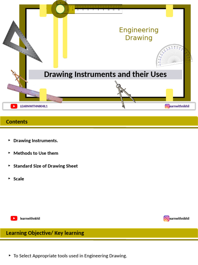 Engineering Drawing 1 - 1 | PDF | Drawing | Geometry