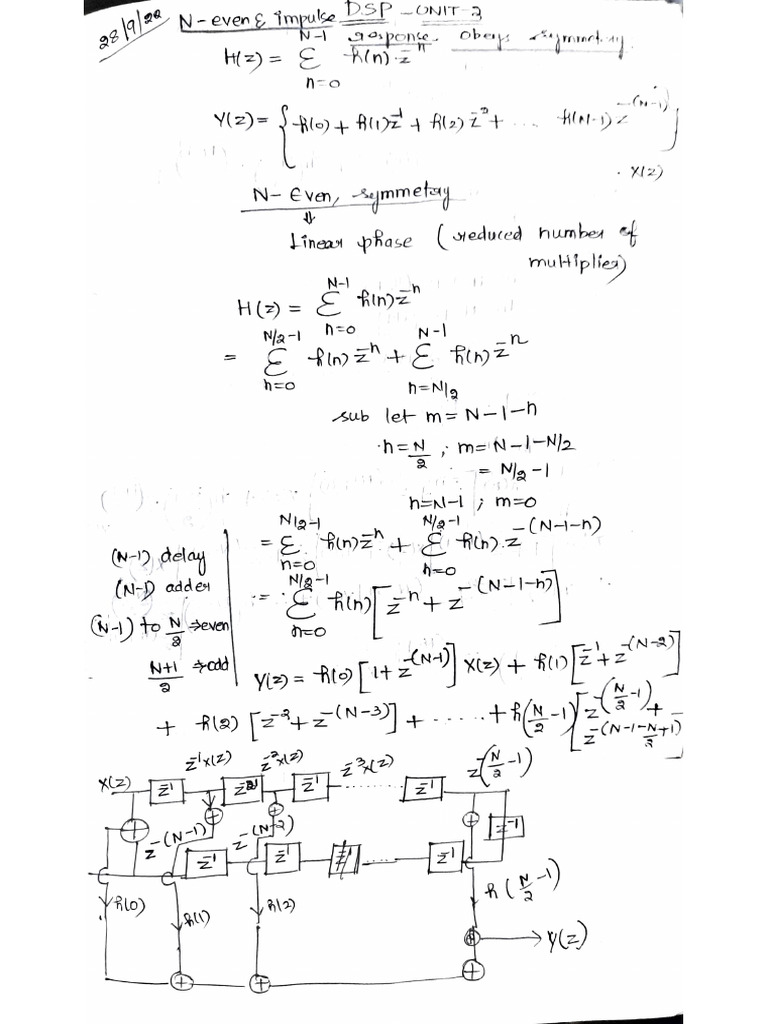 Dsp Class Notes | PDF