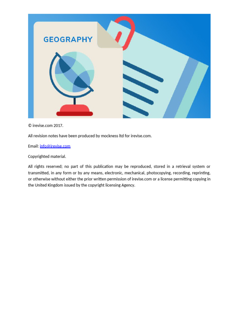 Physical_Geography_SRPs__Essential_Revision_Notes | PDF | Volcano ...