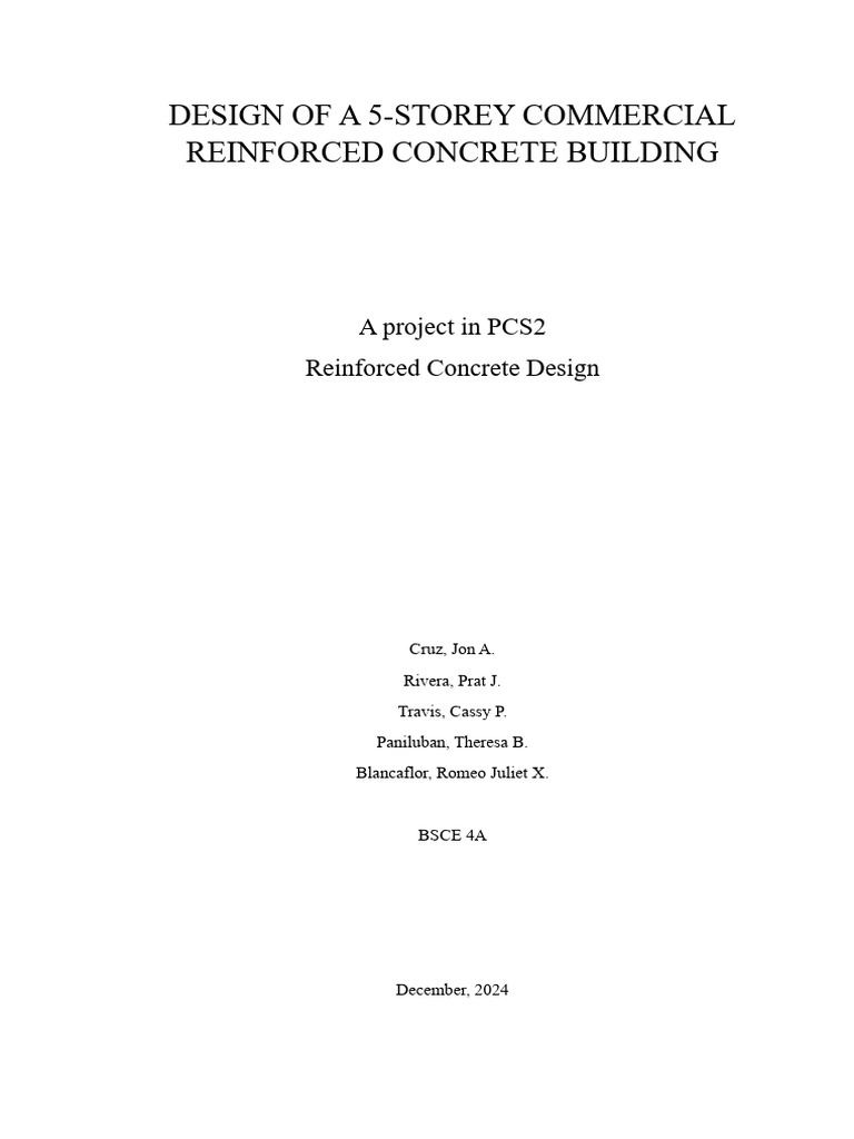 PCS2 2024 ProjectFormat Guidelines ScoreCardFinal | PDF | Beam (Structure) | Bending
