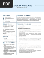 CA Articleship Resume Template | PDF