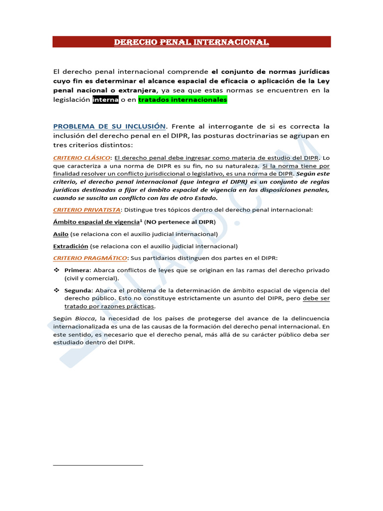 21 Derecho Penal Internacional | PDF | Derecho penal | Extradición