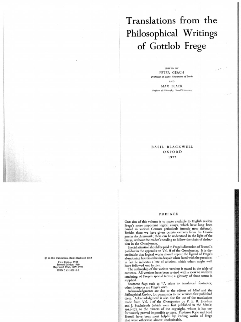 Gottlob Frege On Sense and Reference | PDF