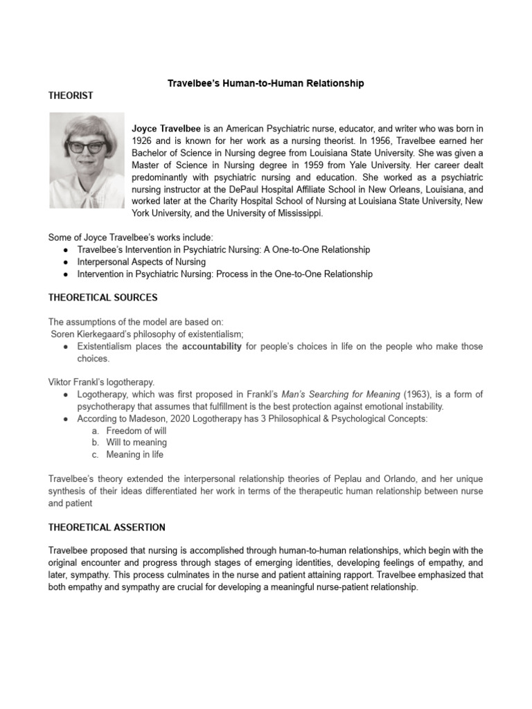 ummm theory | PDF | Empathy | Nursing