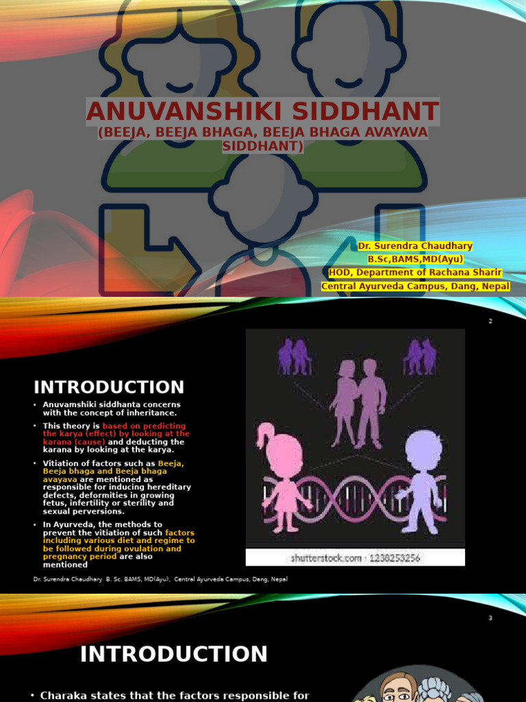 Anuvanshiki Siddhant | PDF | Medical Specialties | Reproduction