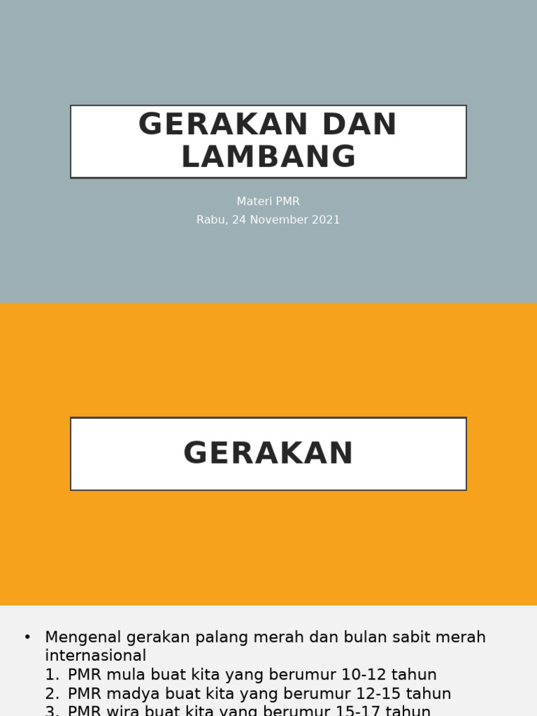 Gerakan Dan Lambang | PDF