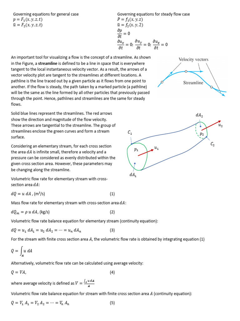01 Formulas Introduction | PDF | Fluid Dynamics | Mechanics