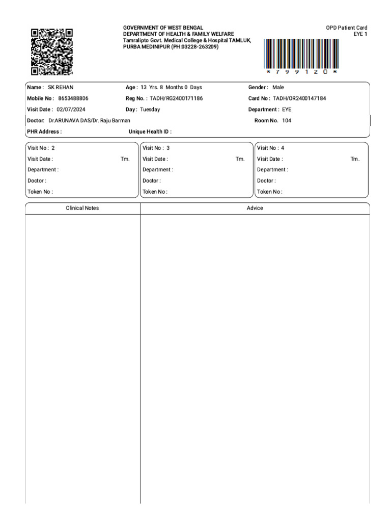 Opd Ticket Clerk | PDF