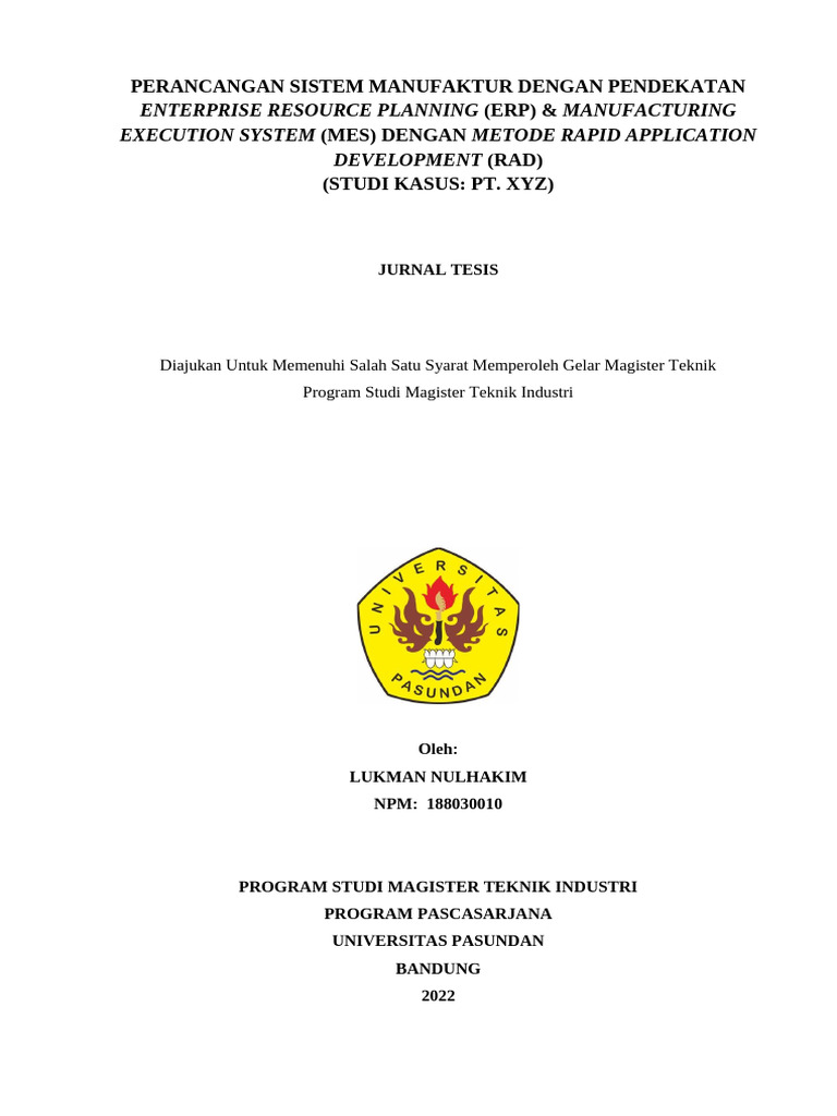 Artikel Lukman Nulhakim MTI | PDF | Enterprise Resource Planning | Business