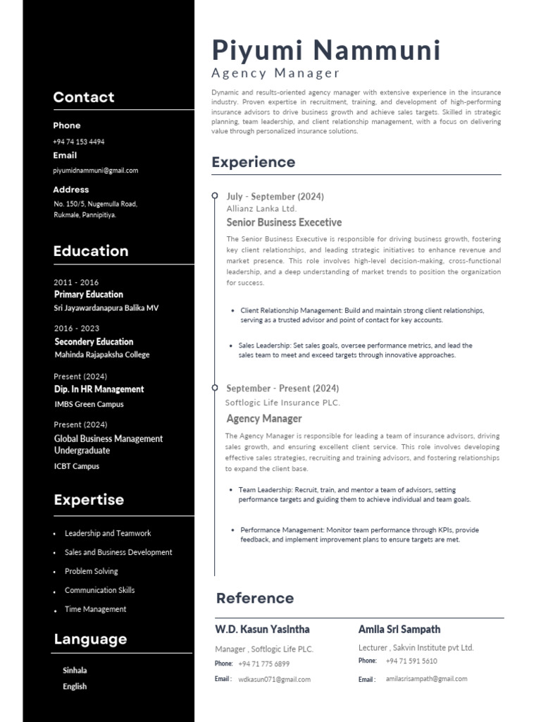 Black White Minimalist CV Resume - 20241204 - 071805 - 0000 | PDF ...
