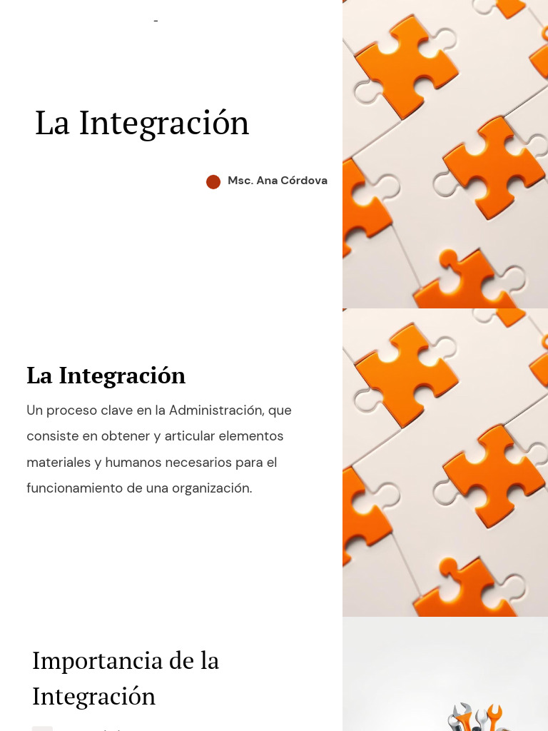 (Presentación) S2.C2 Tema La Integración | PDF | Business | Comunicación