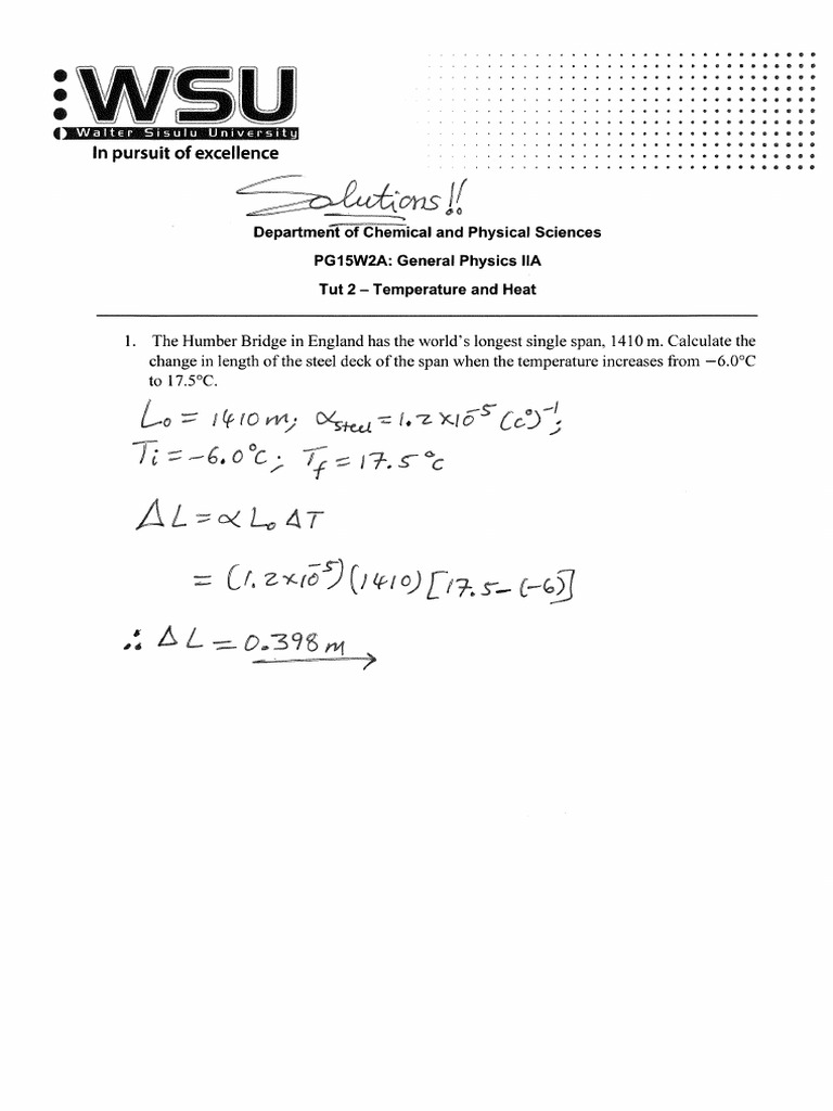 PG15W2A_TUT_2_Temperature and Heat_SOLUTIONS | PDF