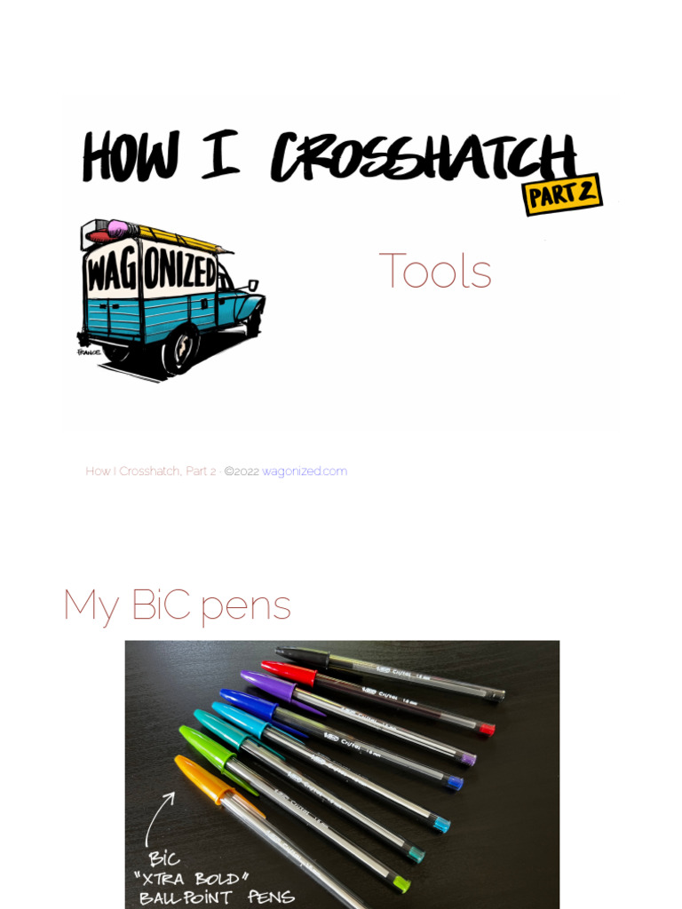 How I Crosshatch Part 2 Tools | PDF