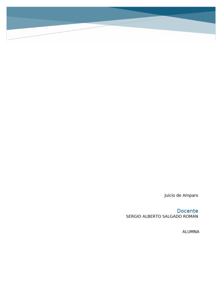 Act_4.2_Meyra_Juárez_Ensayo Rol en el Juicio de Amparo | PDF | Judicaturas | Justicia