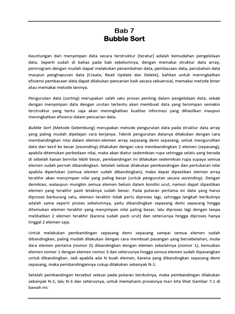 Alpro Struktur Data C Bab 7 | PDF