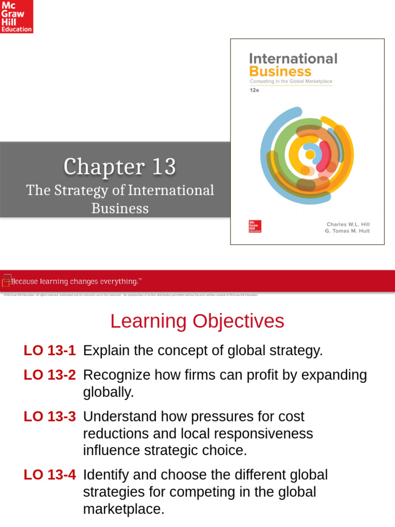 Hill IB12e Chap13 FINAL VH | PDF | Profit (Economics) | Competitive Advantage