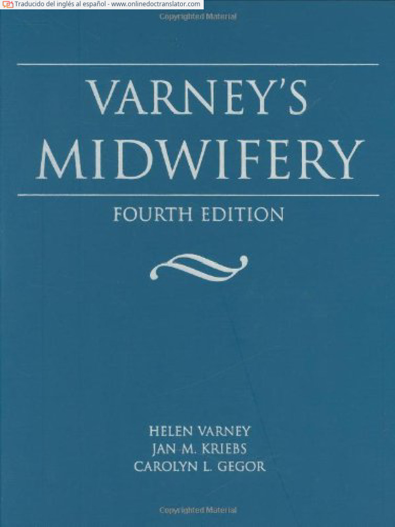 Partería Profesional de Varney - Helen Varney, Jan M. Kriebs 4ta Ed ...