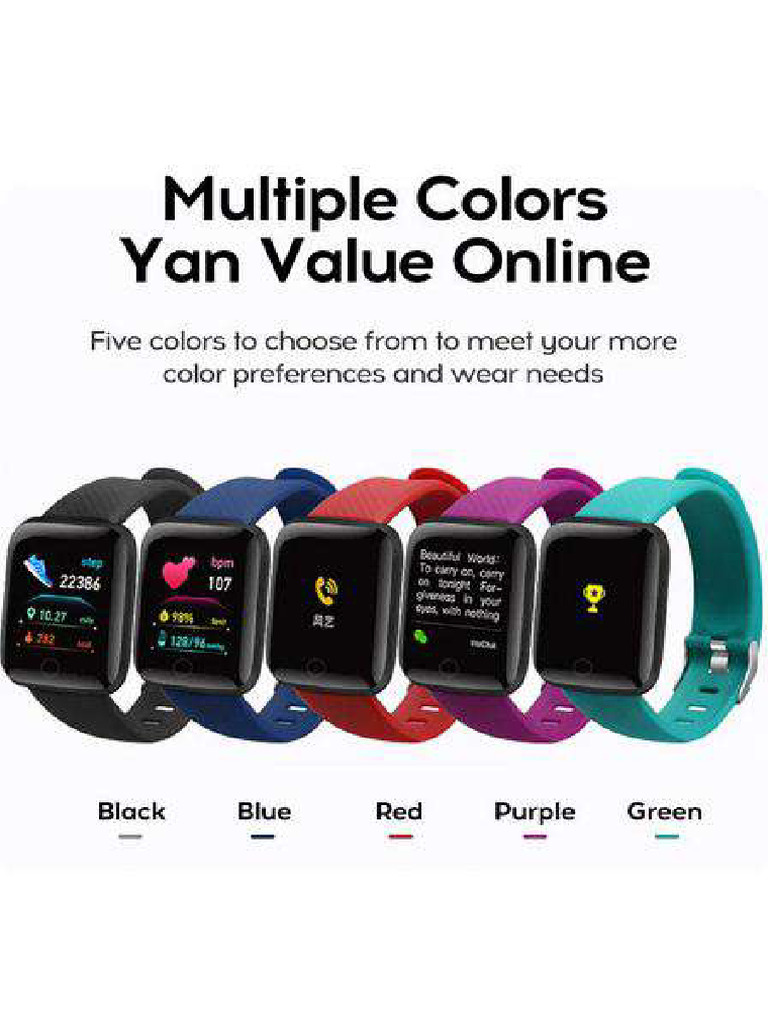 smartwatch d13 colors | PDF